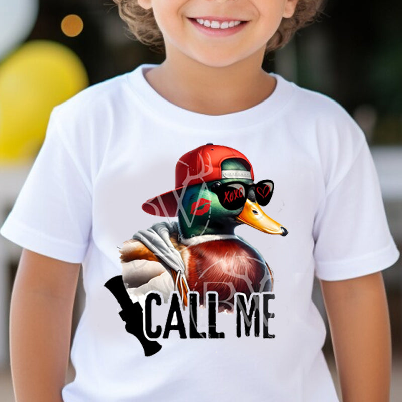 Call me Duck Hunting DTF transfer - SandB's Tees