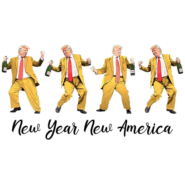Dancing Trump New Year DTF Transfer - SandB's Tees