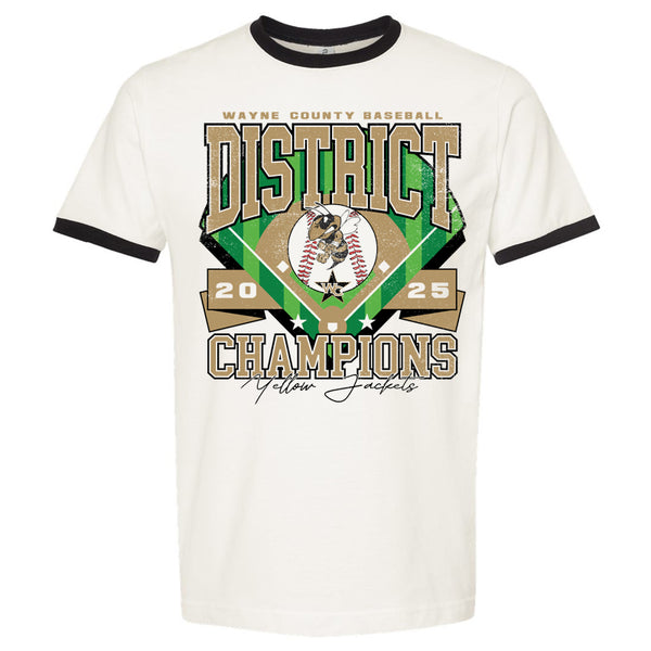 DISTRICT CHAMPIONS Wayne All Stars BASEBALL 8U - SandB's Tees