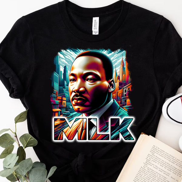 MLK Multicolor DTF transfer - SandB's Tees