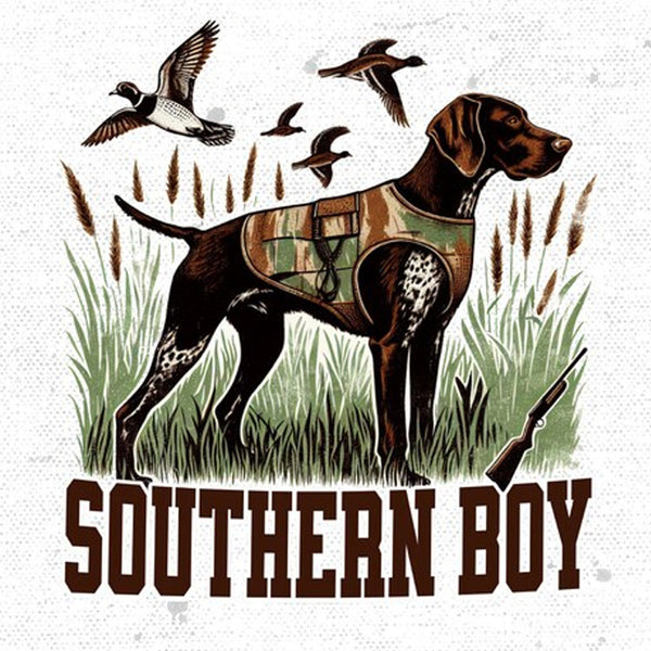 Southern Boy German Shorthair Pointer DTF Transfer - SandB's Tees