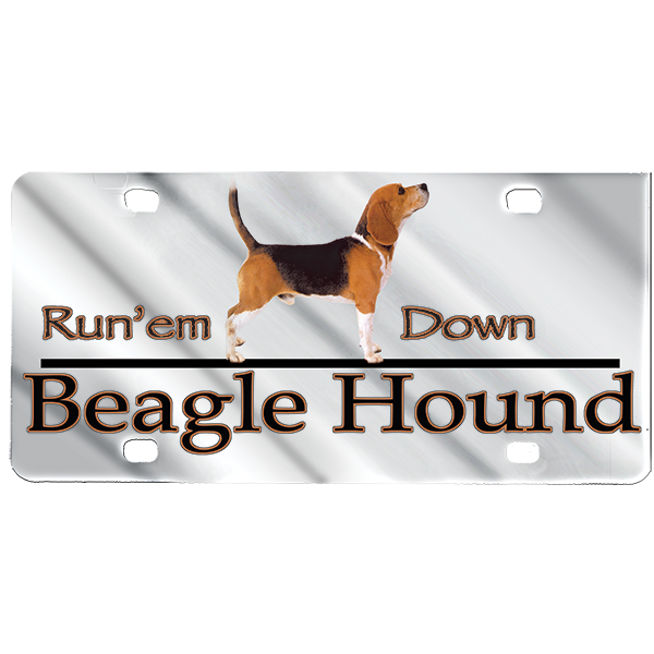Car Tags Mirrored-American - SandB's Tees