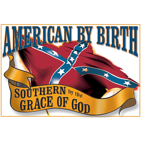 American By Birth, Southern By The Grace of God - SandB's Tees