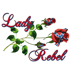 Lady Rebel. Rebel Roses - SandB's Tees
