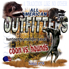 All American Outfitters. Hunting the midnight bandit. Coon vs Hounds. A ...
